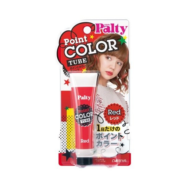 Palty Point Color Tube, Red - Temporary Hair Color Chalk – japan-spread