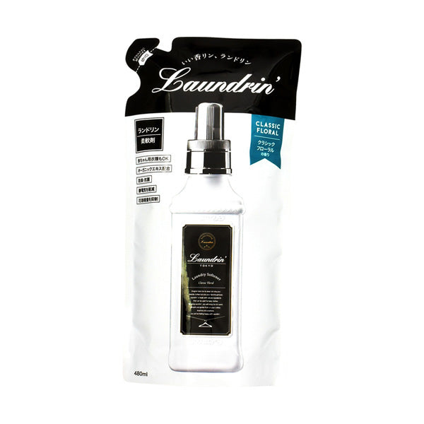 Laundrin' Softener, Classic Floral Fragrance Refill - 480ml | NatureLab – japan-spread