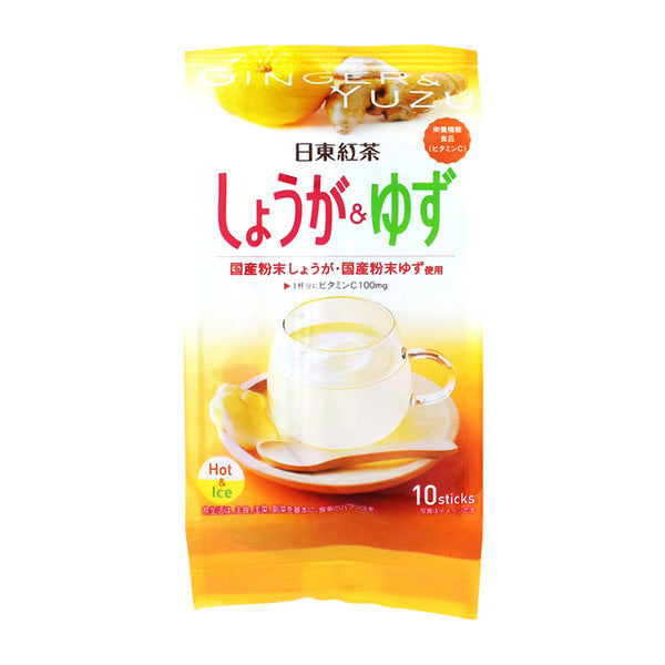 Nitto Tea Ginger & Yuzu (12 set) - Refreshing Beverage with Ginger and ...